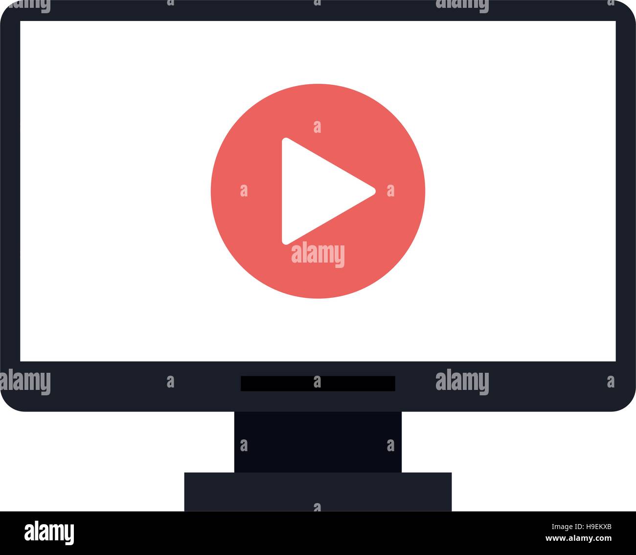 Isolated play inside computer design Stock Vector Image & Art - Alamy