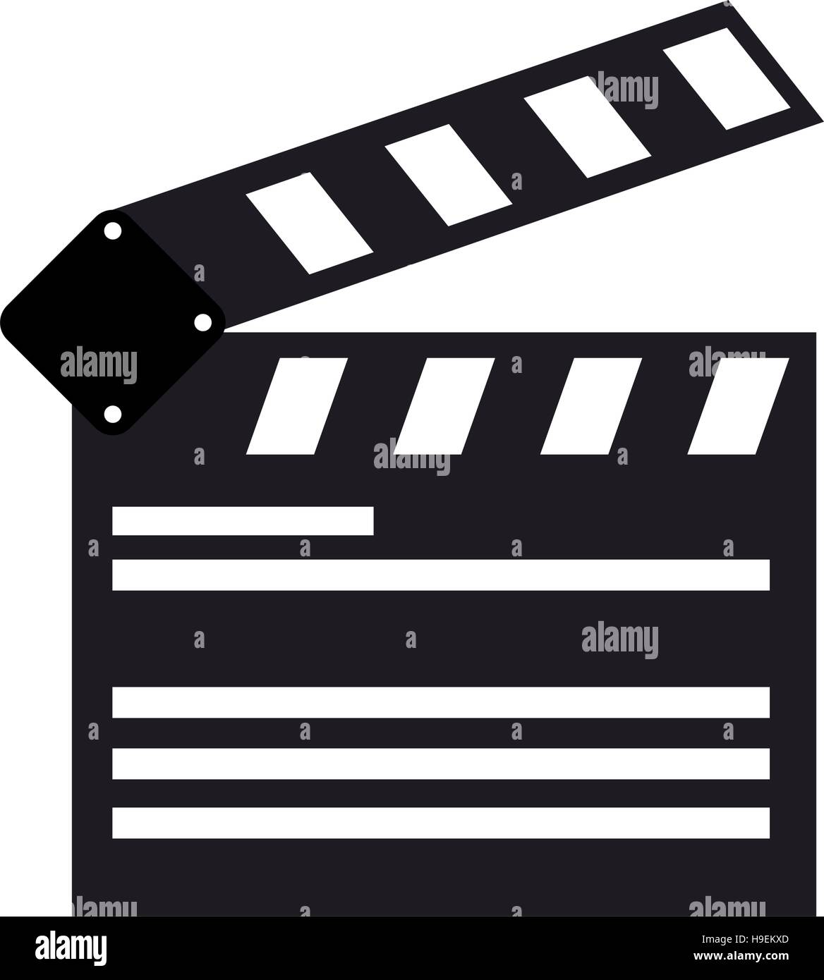 Isolated clapboard design Stock Vector Image & Art - Alamy