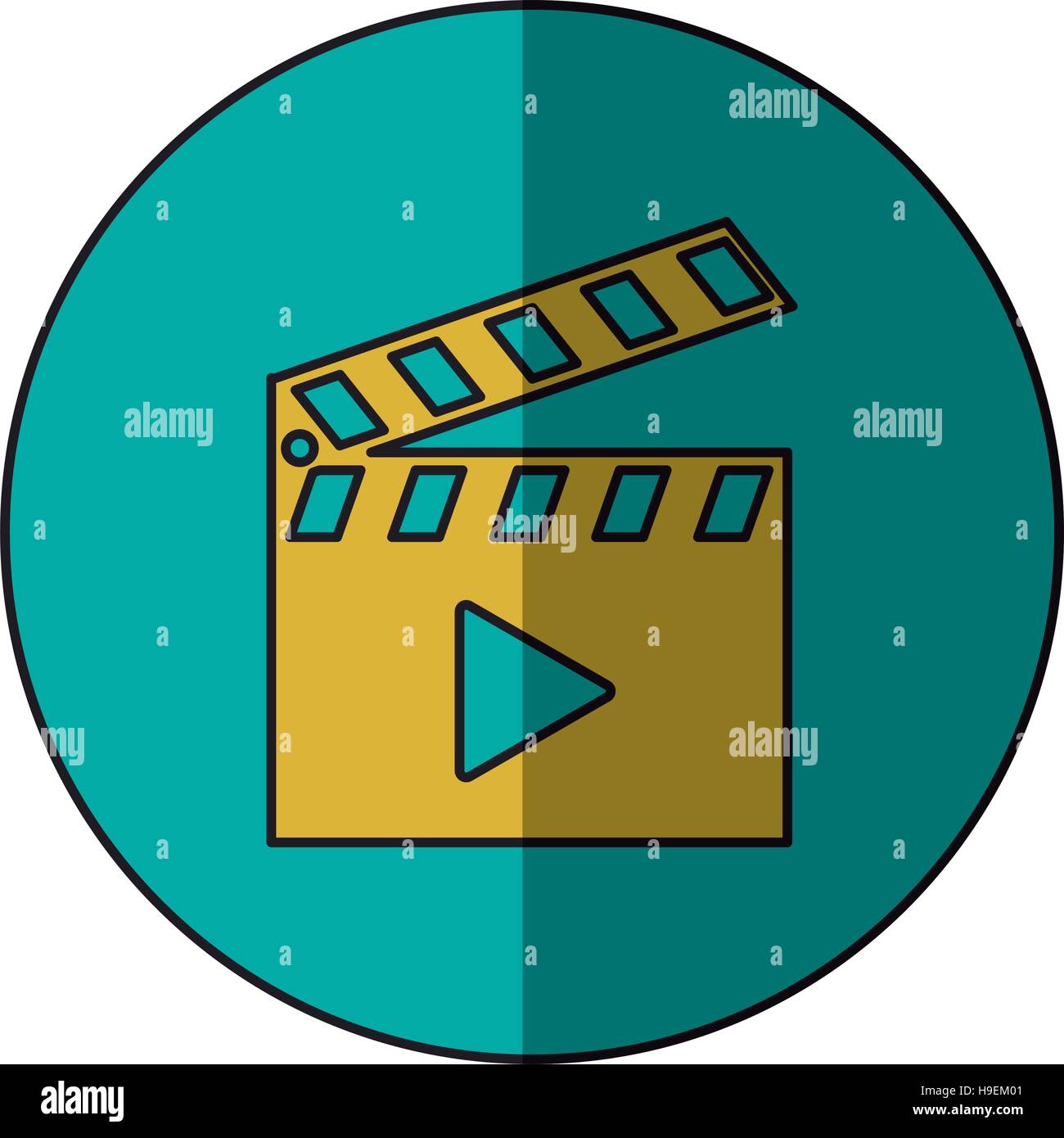 Isolated clapboard design Stock Vector Image & Art - Alamy