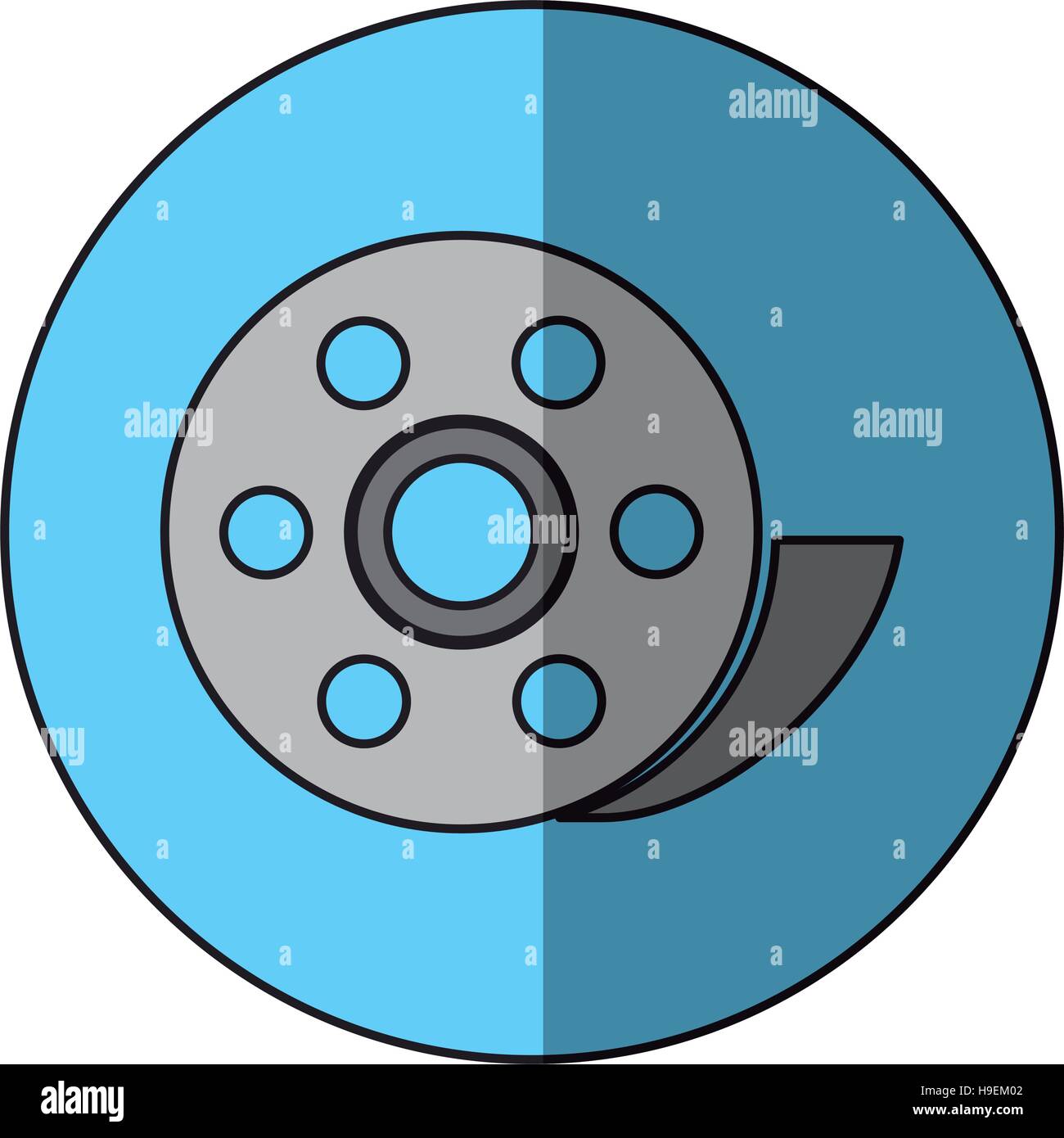 Isolated film reel design Stock Vector Image & Art - Alamy