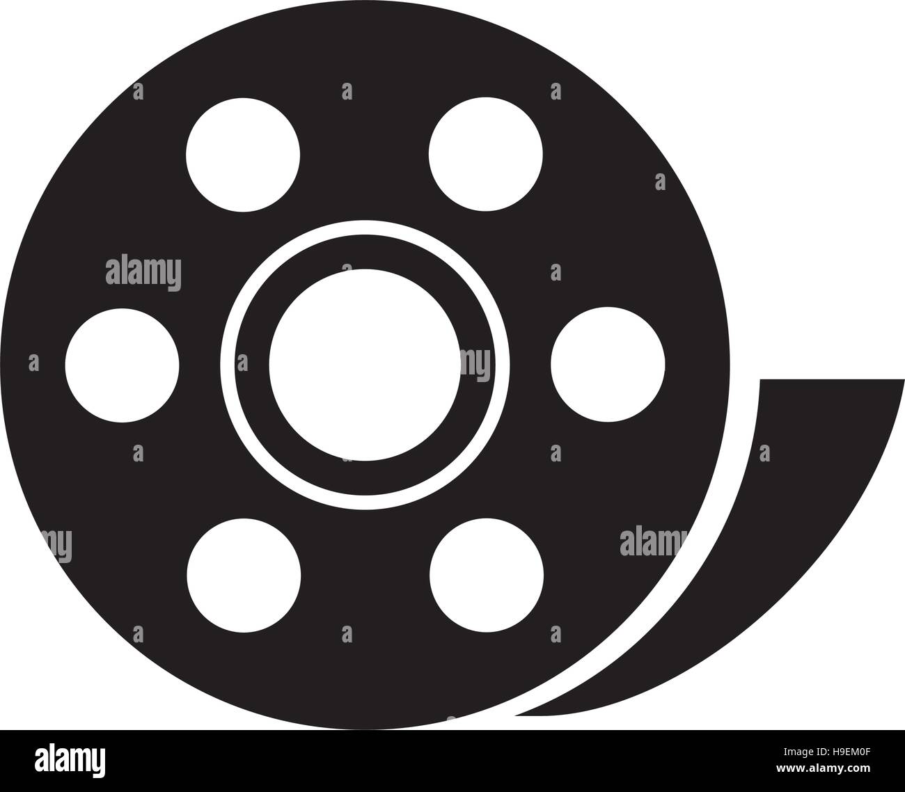 Isolated film reel design Stock Vector Image & Art - Alamy