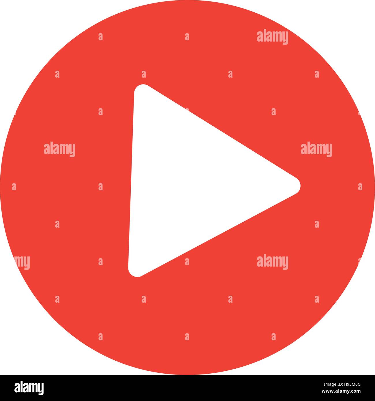 Isolated play inside circle design Stock Vector Image & Art - Alamy