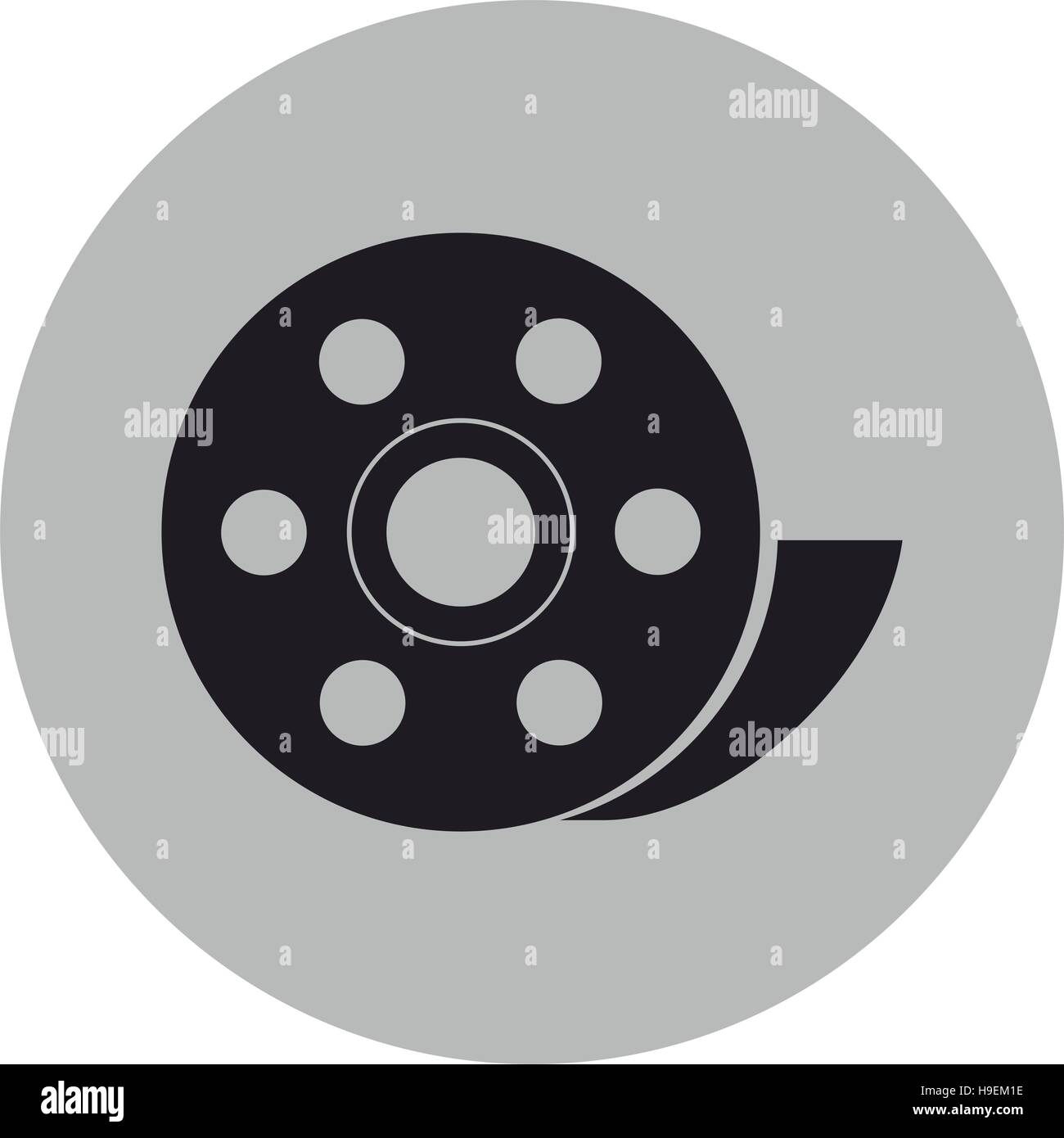 Isolated film reel design Stock Vector Image & Art - Alamy