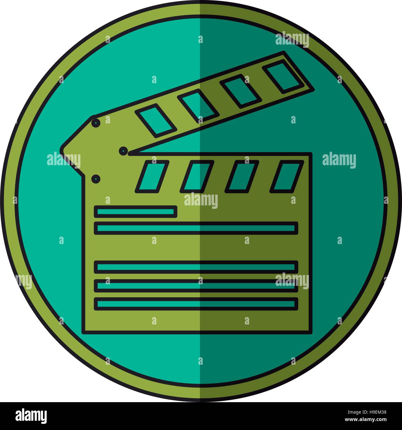 Isolated clapboard design Stock Vector Image & Art - Alamy