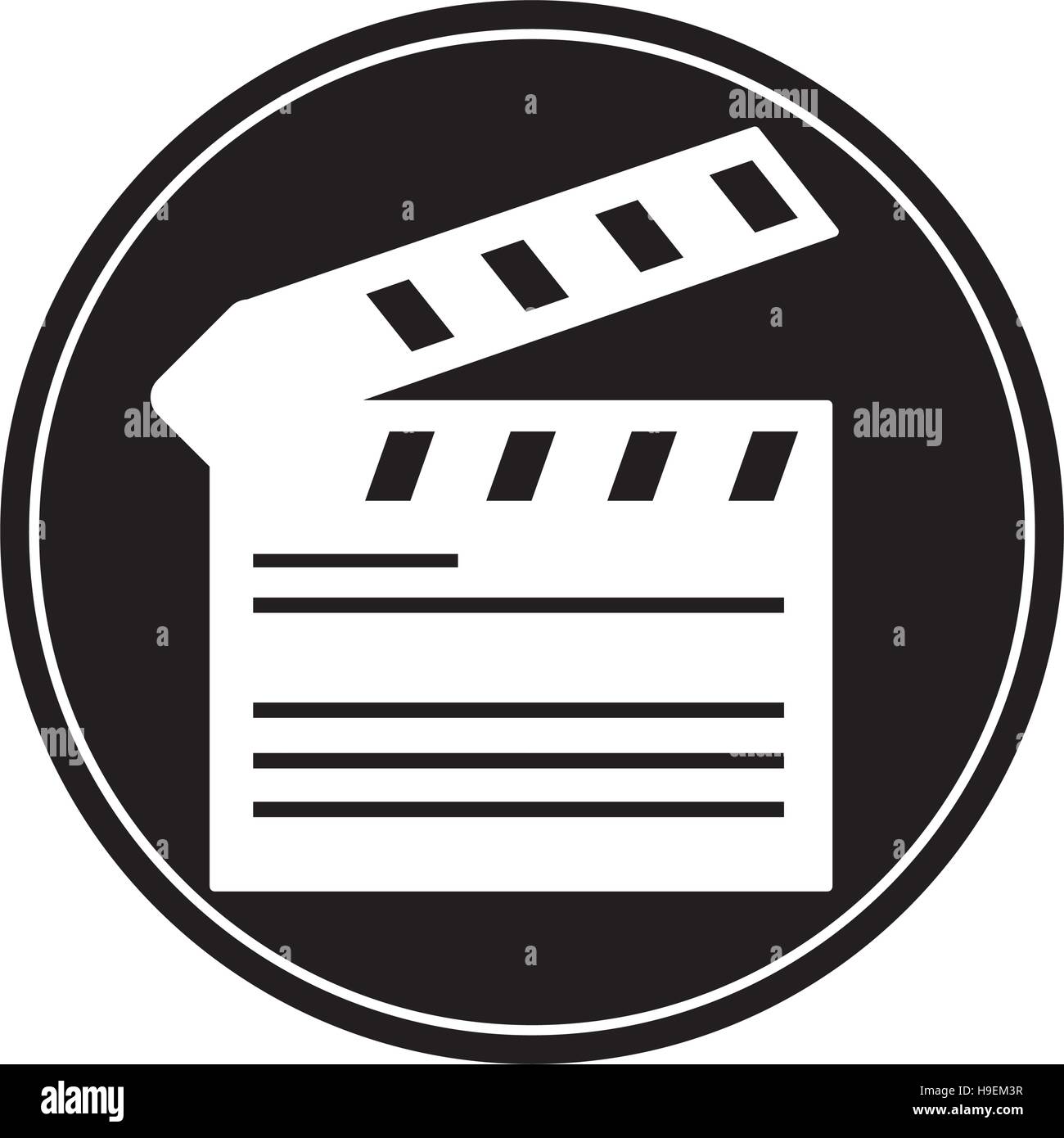 Isolated clapboard design Stock Vector Image & Art - Alamy