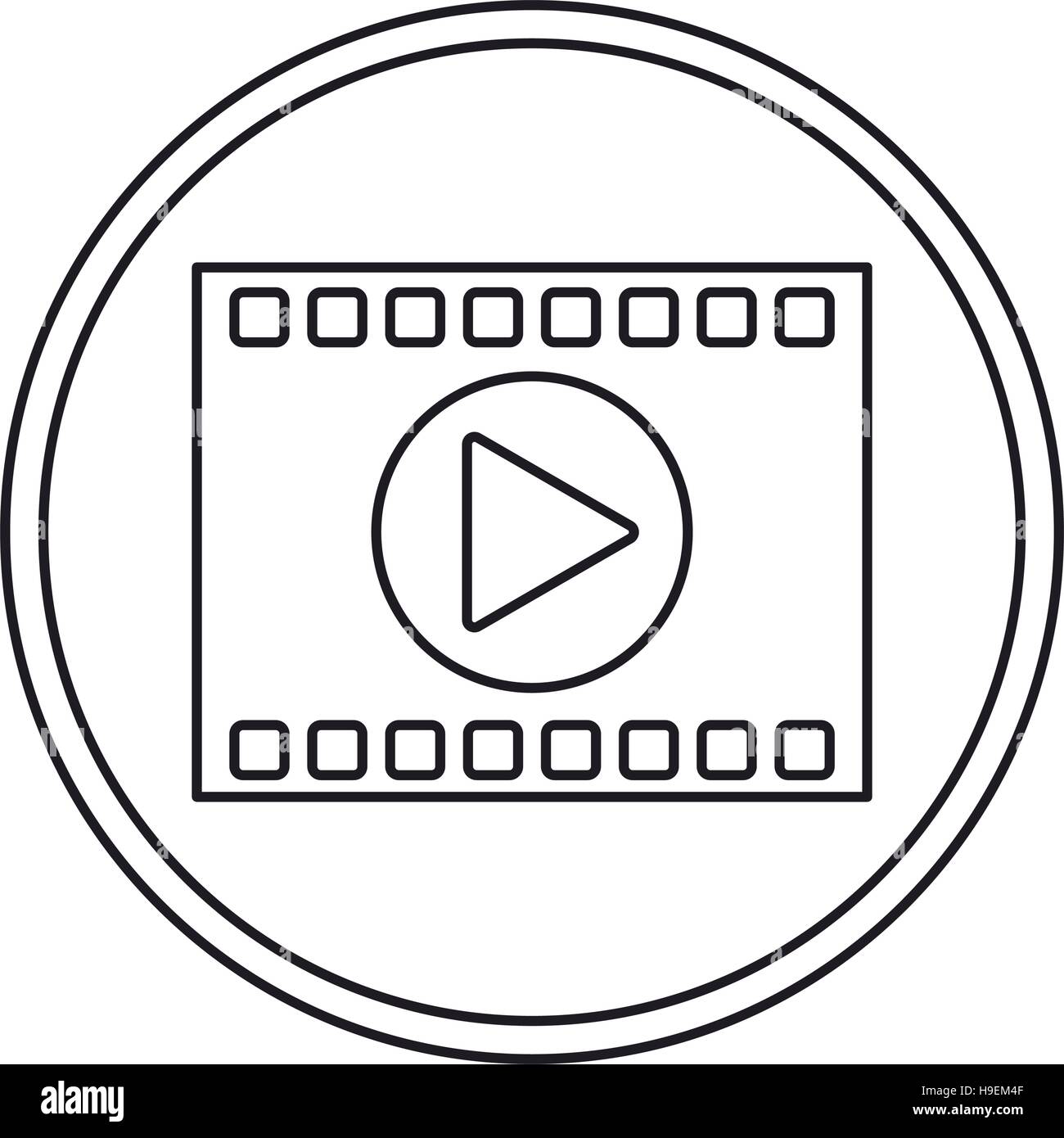 Isolated film strip design Stock Vector Image & Art - Alamy