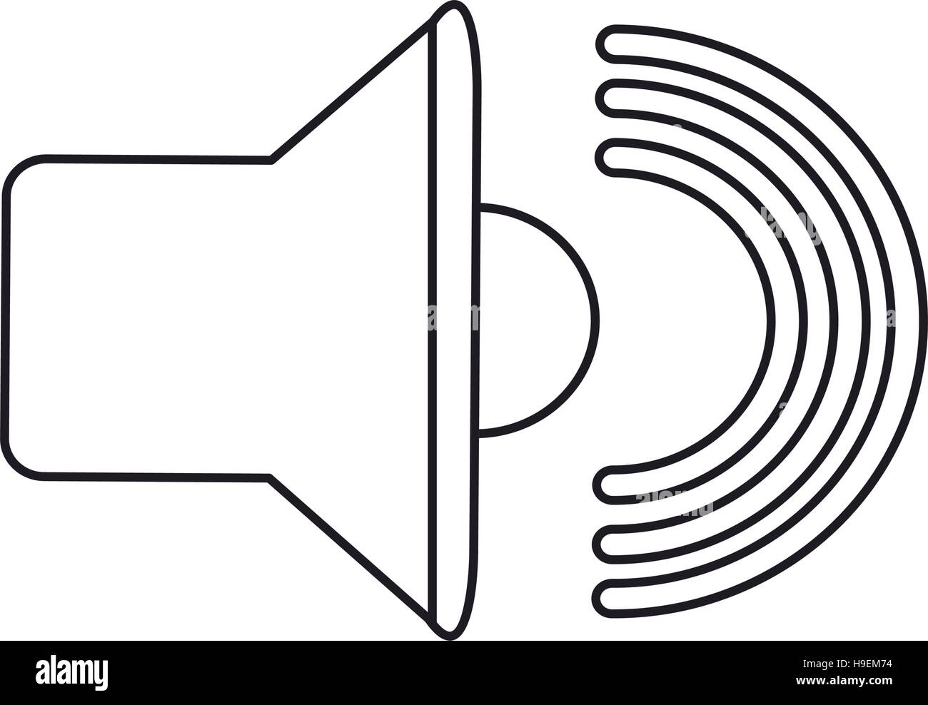 Isolated music volume design Stock Vector Image & Art - Alamy