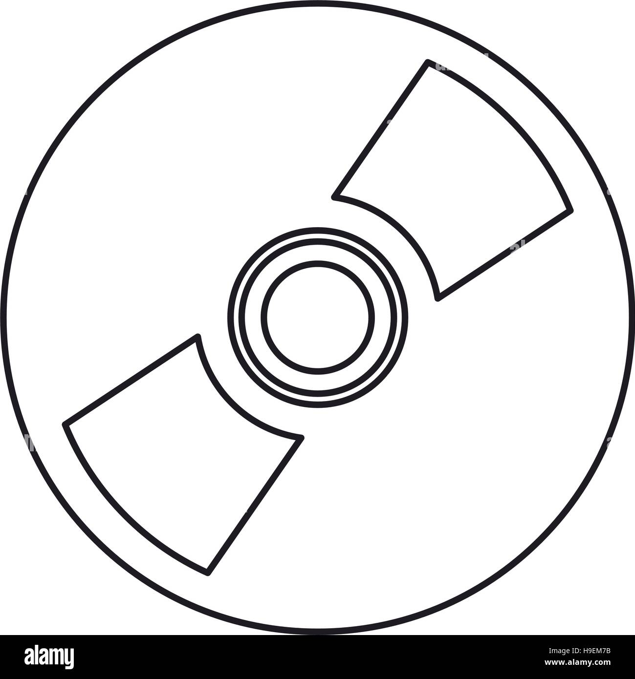 Isolated cd device design Stock Vector Image & Art - Alamy