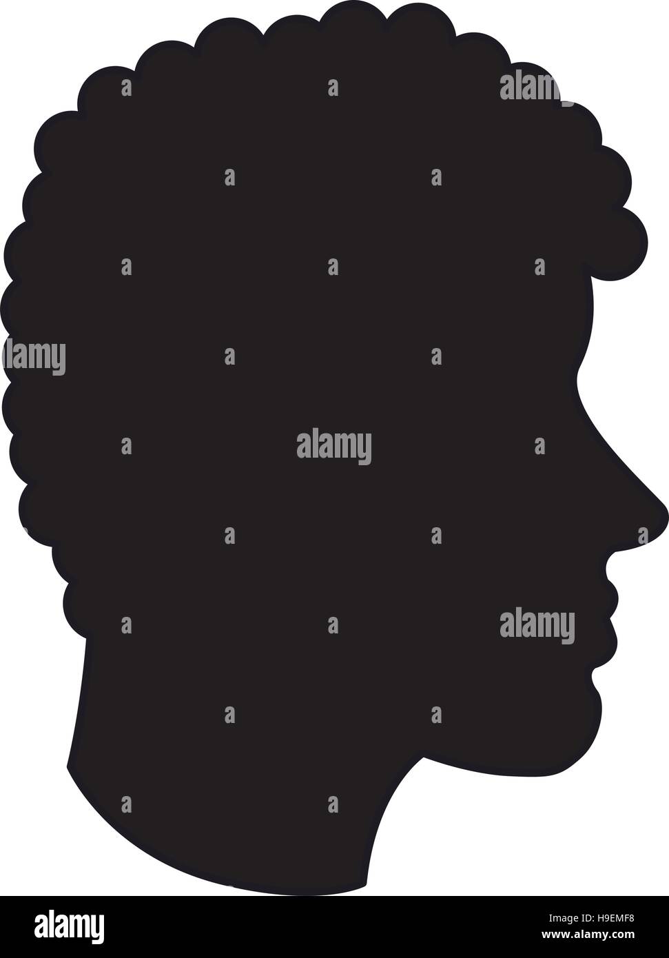 Isolated man head profile design Stock Vector Image & Art - Alamy