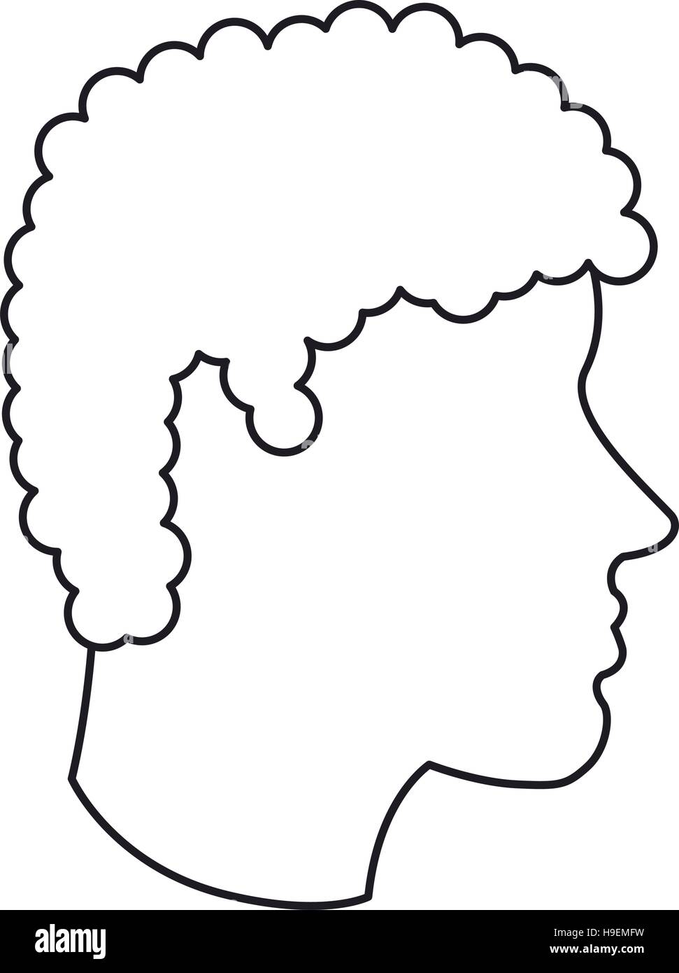 Isolated man head profile design Stock Vector Image & Art - Alamy