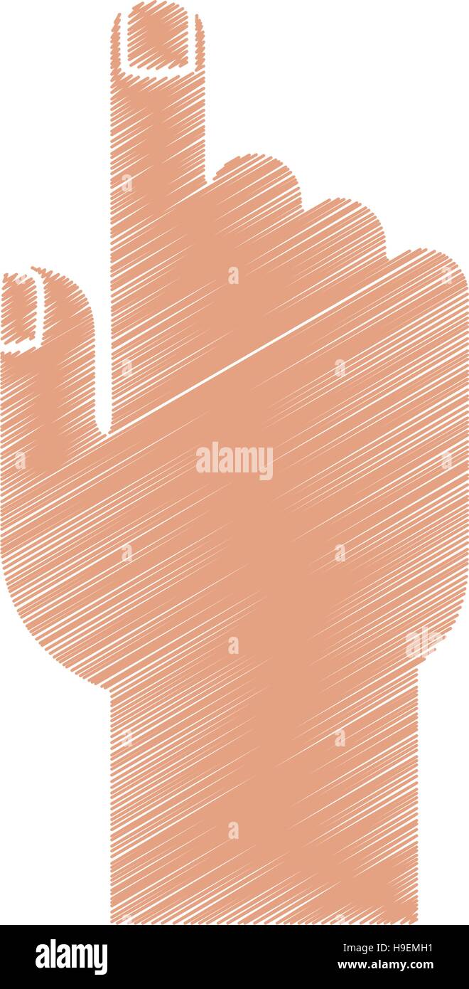 Isolated human hand design Stock Vector Image & Art - Alamy