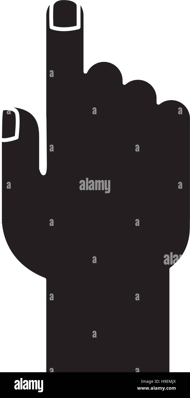 Isolated human hand design Stock Vector Image & Art - Alamy