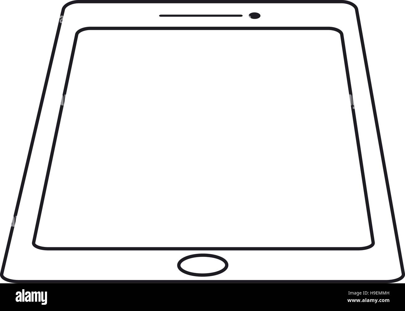 Isolated tablet device design Stock Vector Image & Art - Alamy