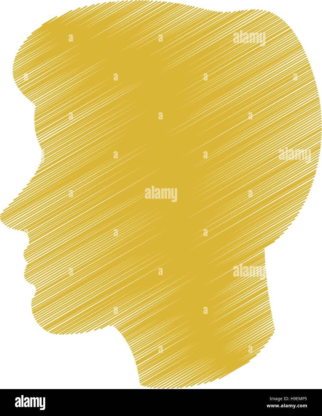 Isolated man head profile design Stock Vector Image & Art - Alamy