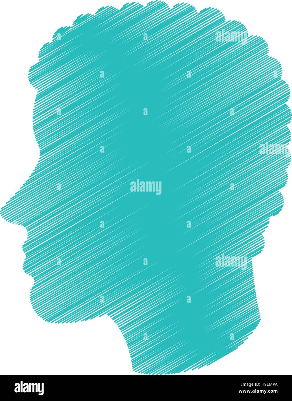 Isolated man head profile design Stock Vector Image & Art - Alamy