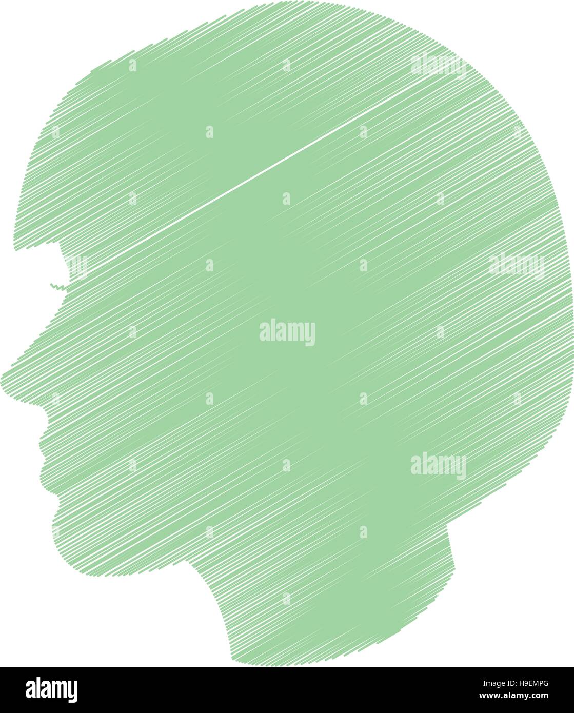 Isolated man head profile design Stock Vector Image & Art - Alamy