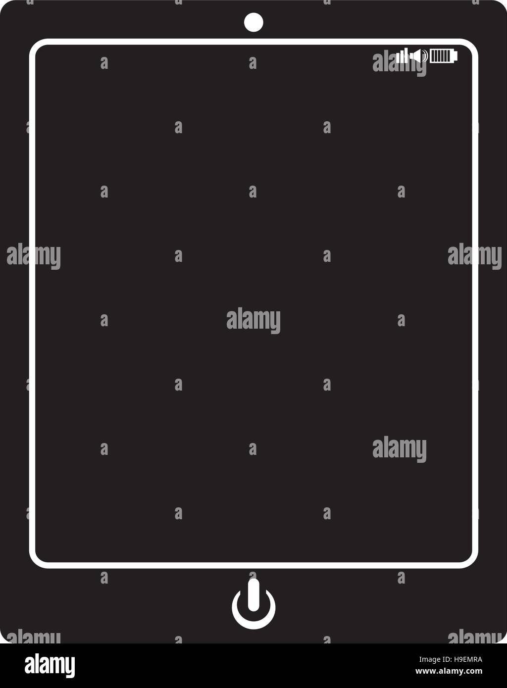 Isolated tablet device design Stock Vector Image & Art - Alamy