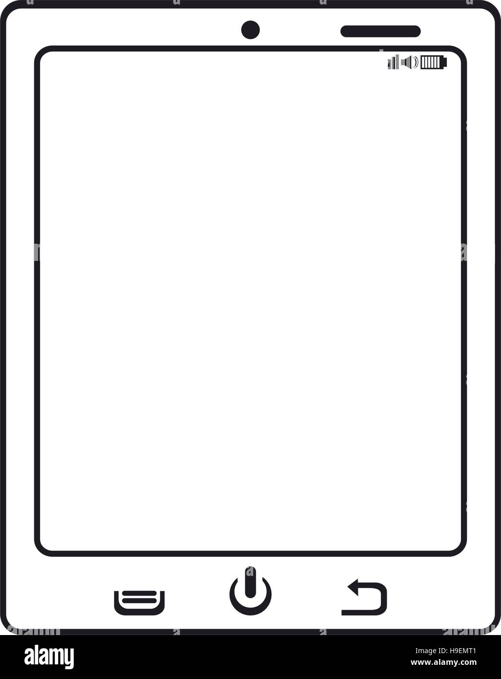 Isolated tablet device design Stock Vector Image & Art - Alamy