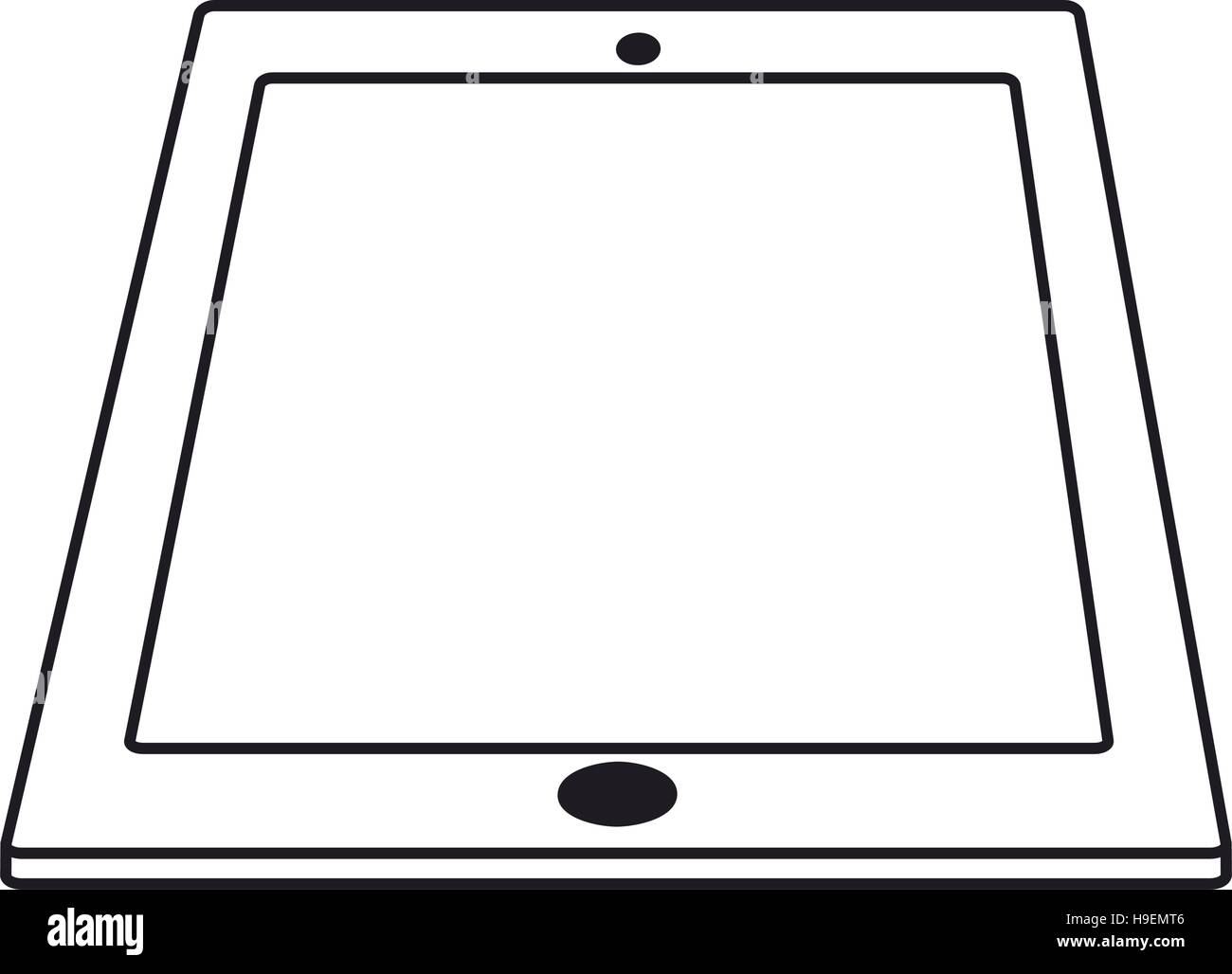 Isolated tablet device design Stock Vector Image & Art - Alamy