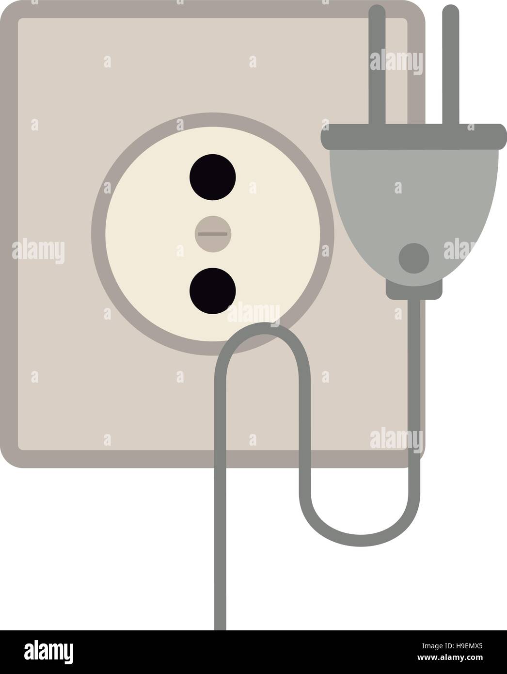 Isolated electric plug design Stock Vector Image & Art - Alamy