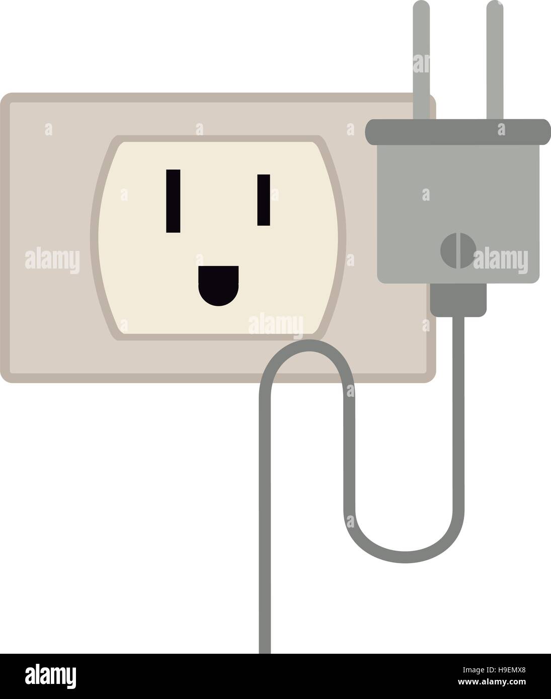 Isolated electric plug design Stock Vector Image & Art - Alamy