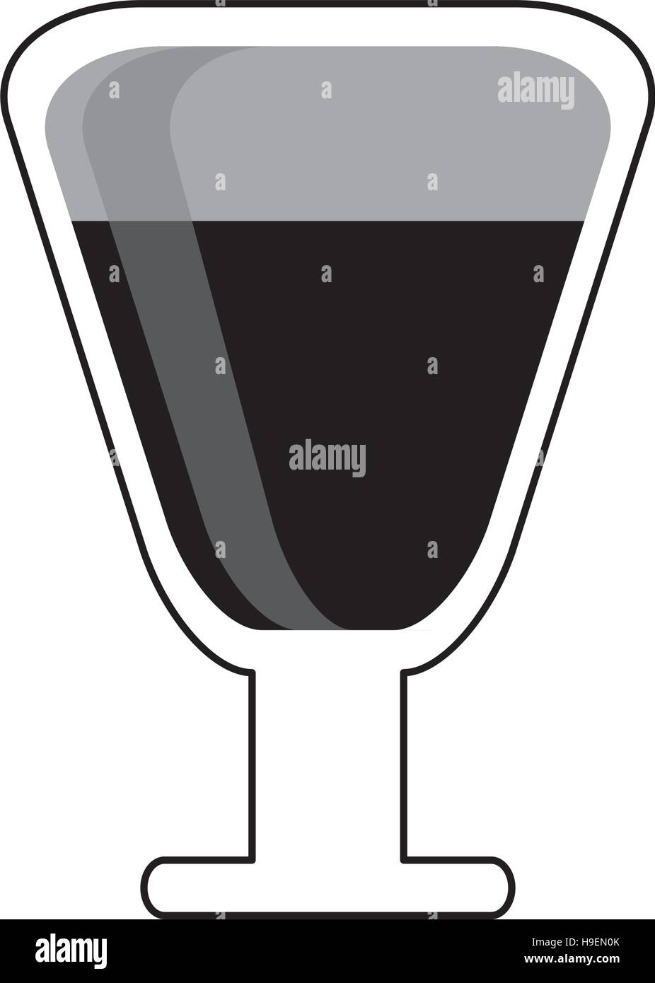 Isolated coffee glass design Stock Vector Image & Art - Alamy