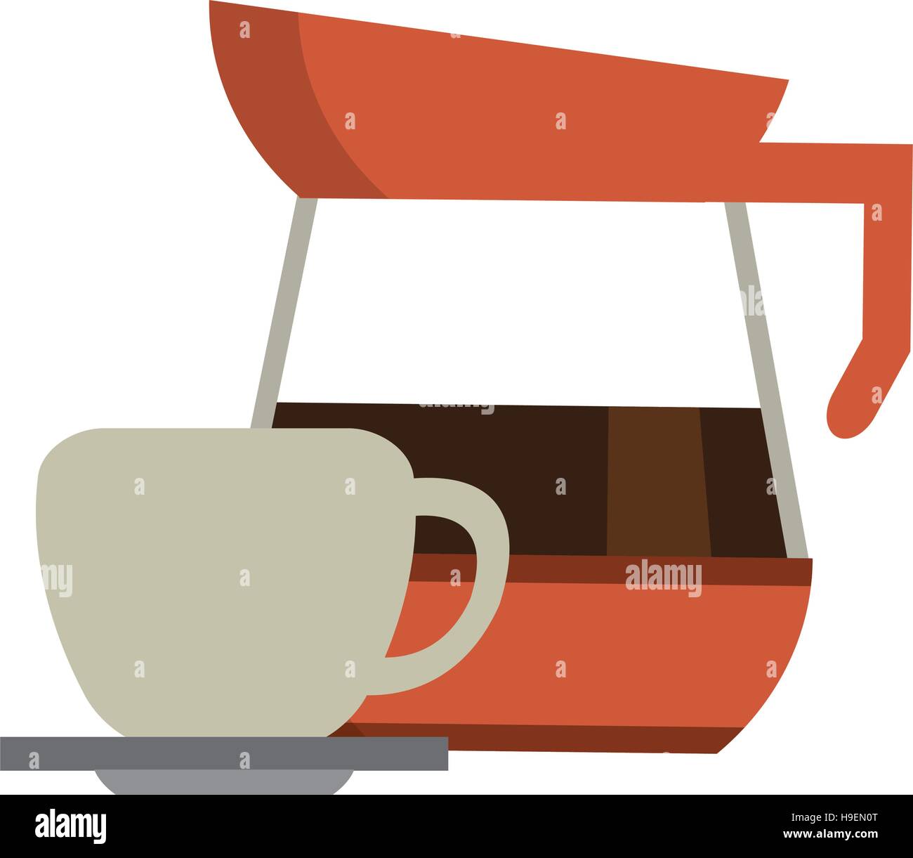 Isolated coffee pot design Stock Vector Image & Art - Alamy