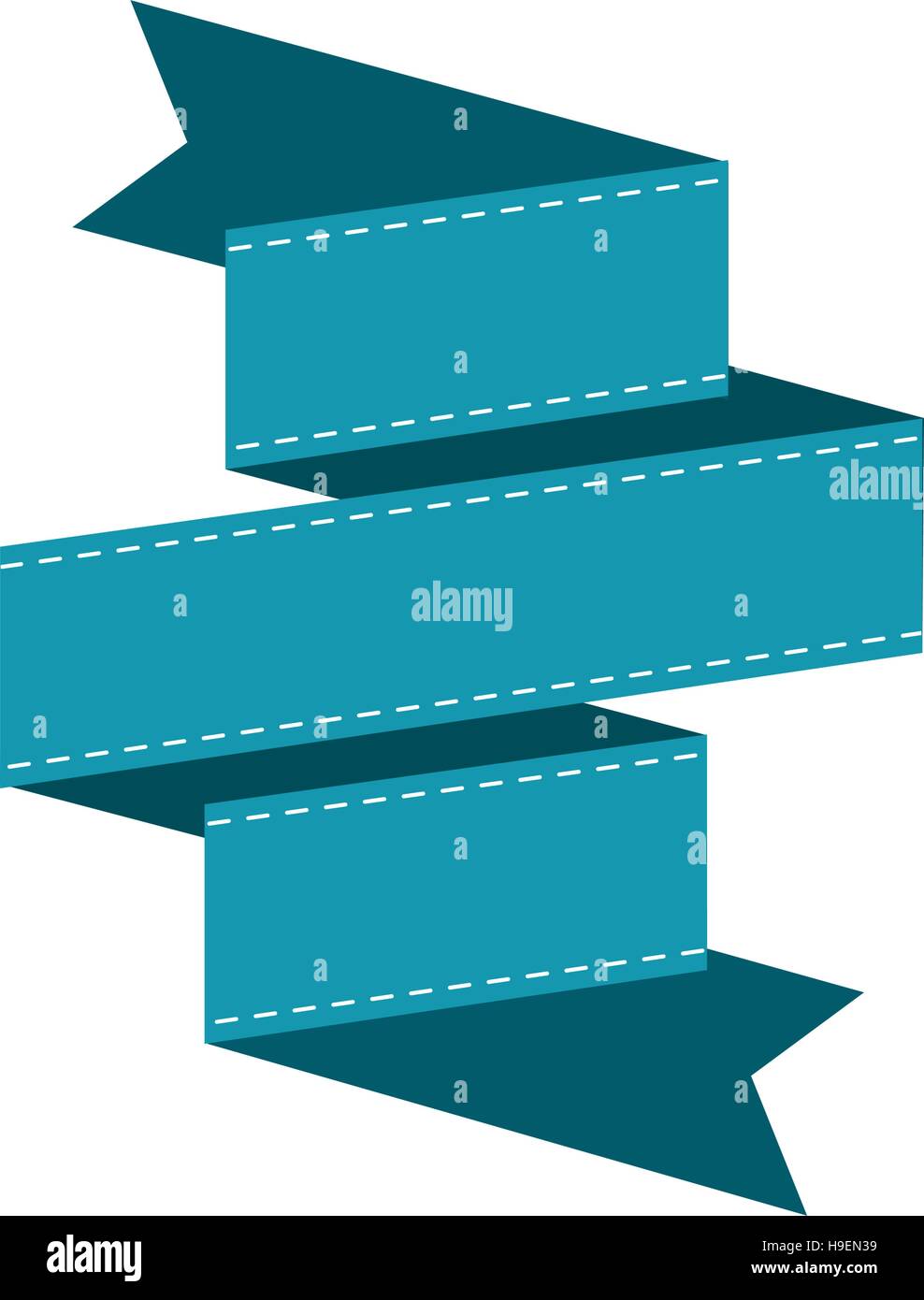 Isolated blue ribbon design Stock Vector Image & Art - Alamy