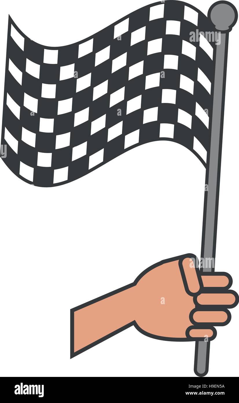 Isolated flag of formula racing concept Stock Vector Image & Art - Alamy