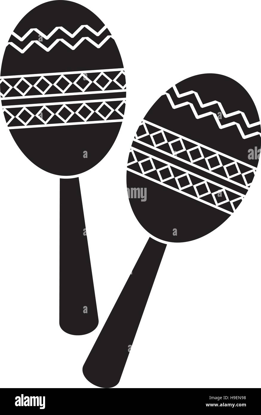 Isolated maraca instrument design Stock Vector Image & Art - Alamy