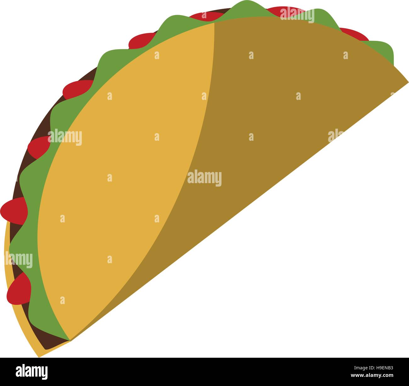 Isolated mexican taco design Stock Vector Image & Art - Alamy