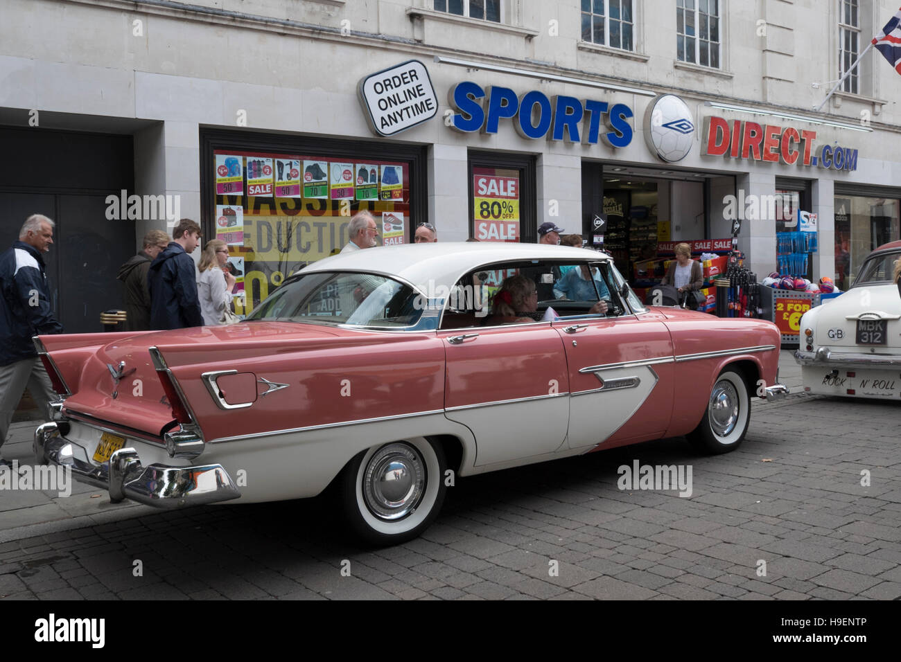 Classic car rally in Gloucester,England Stock Photo - Alamy