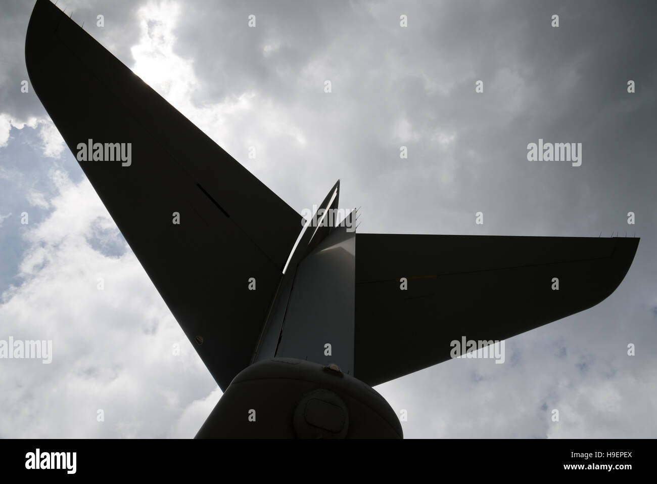 Lockhead C130 Hercules. Tail fin Stock Photo - Alamy