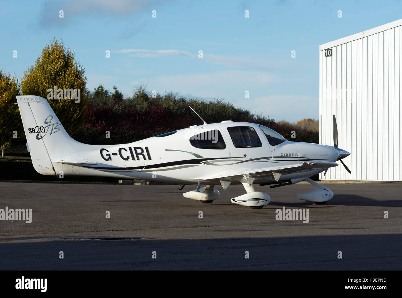 Cirrus SR-20 at Turweston Aerodrome, Buckinghamshire, UK (G-CIRI Stock ...