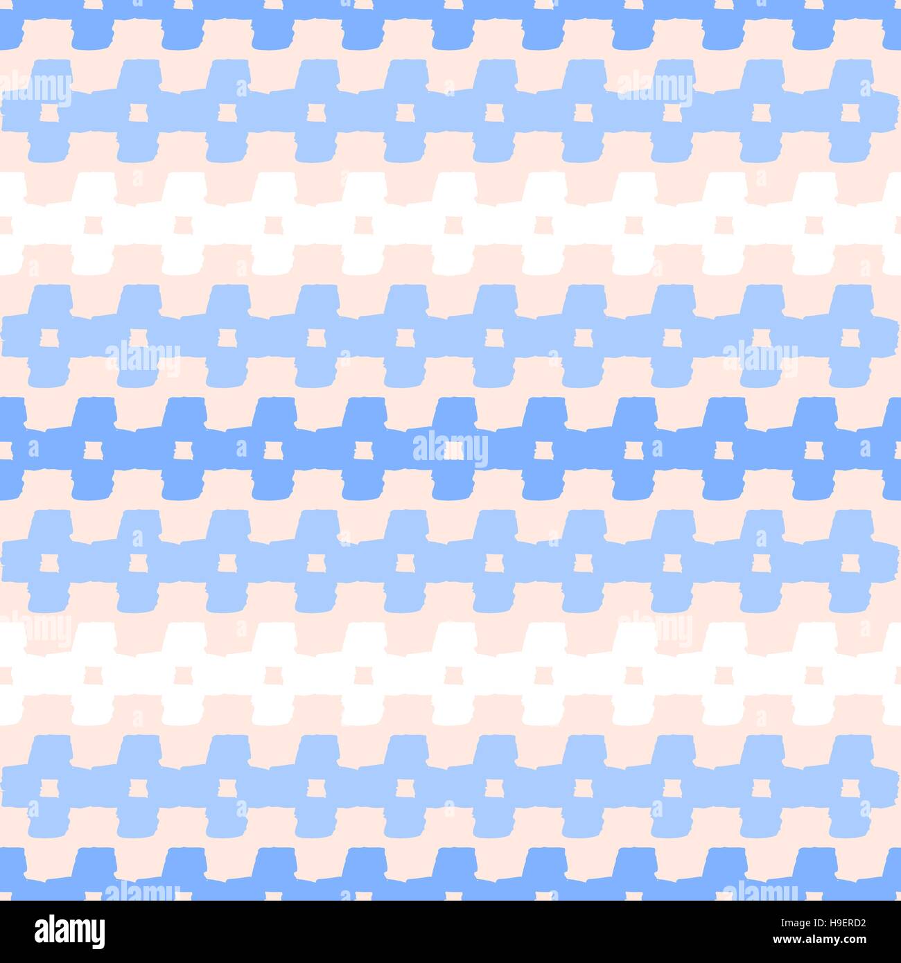 Hand drawn seamless tribal pattern in purple, lavender, pastel pink and ...