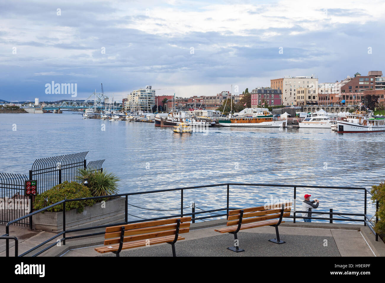 The inner harbour harbor Victoria capital of British Columbia BC ...