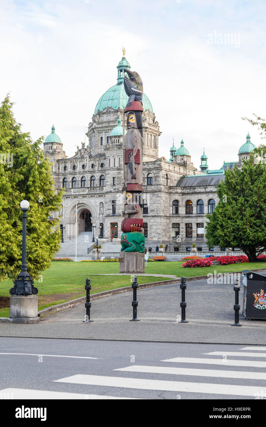 British Columbia Parliament Buildings in Victoria, capital of British ...