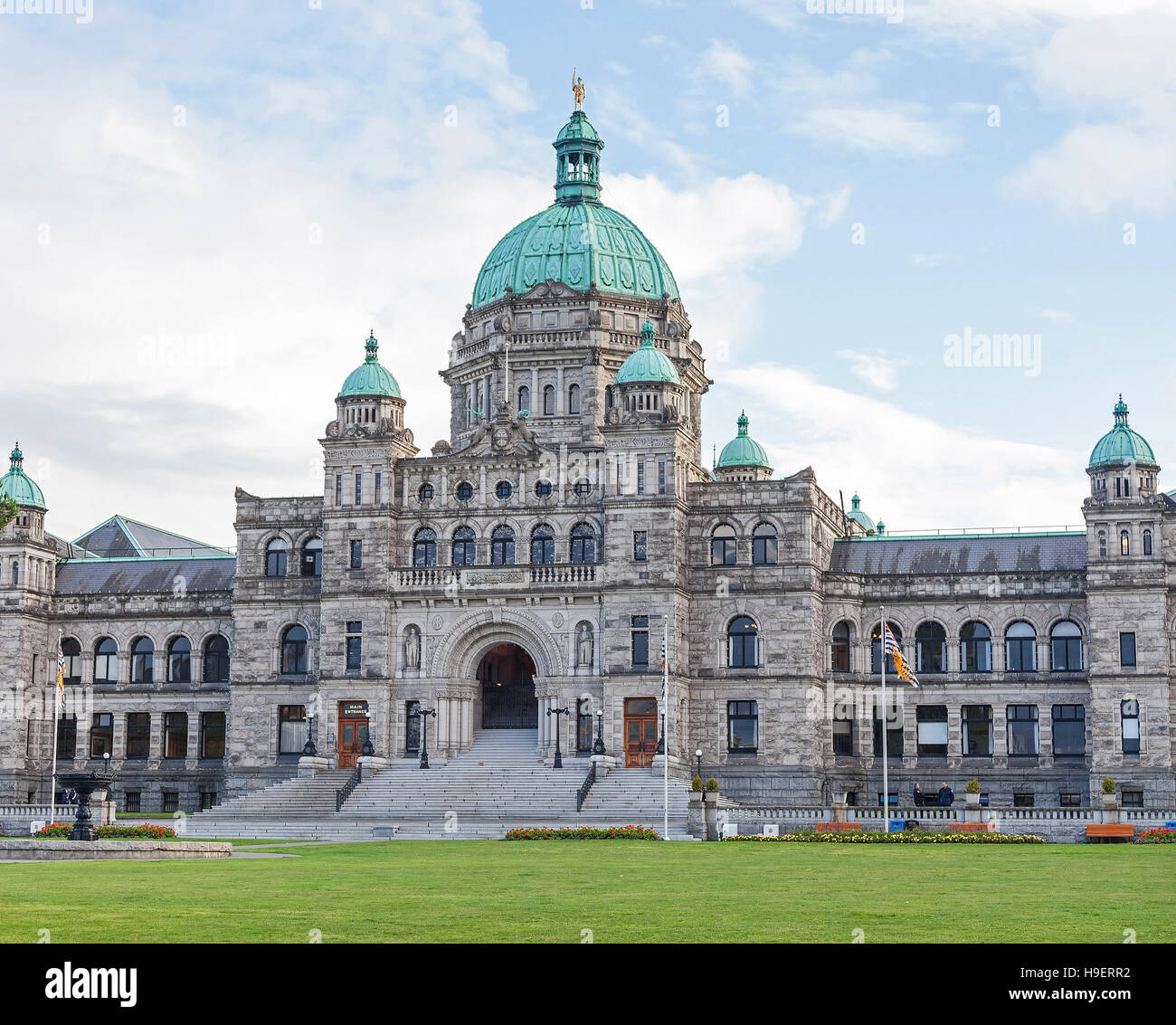 British Columbia Parliament Buildings in Victoria, capital of British ...