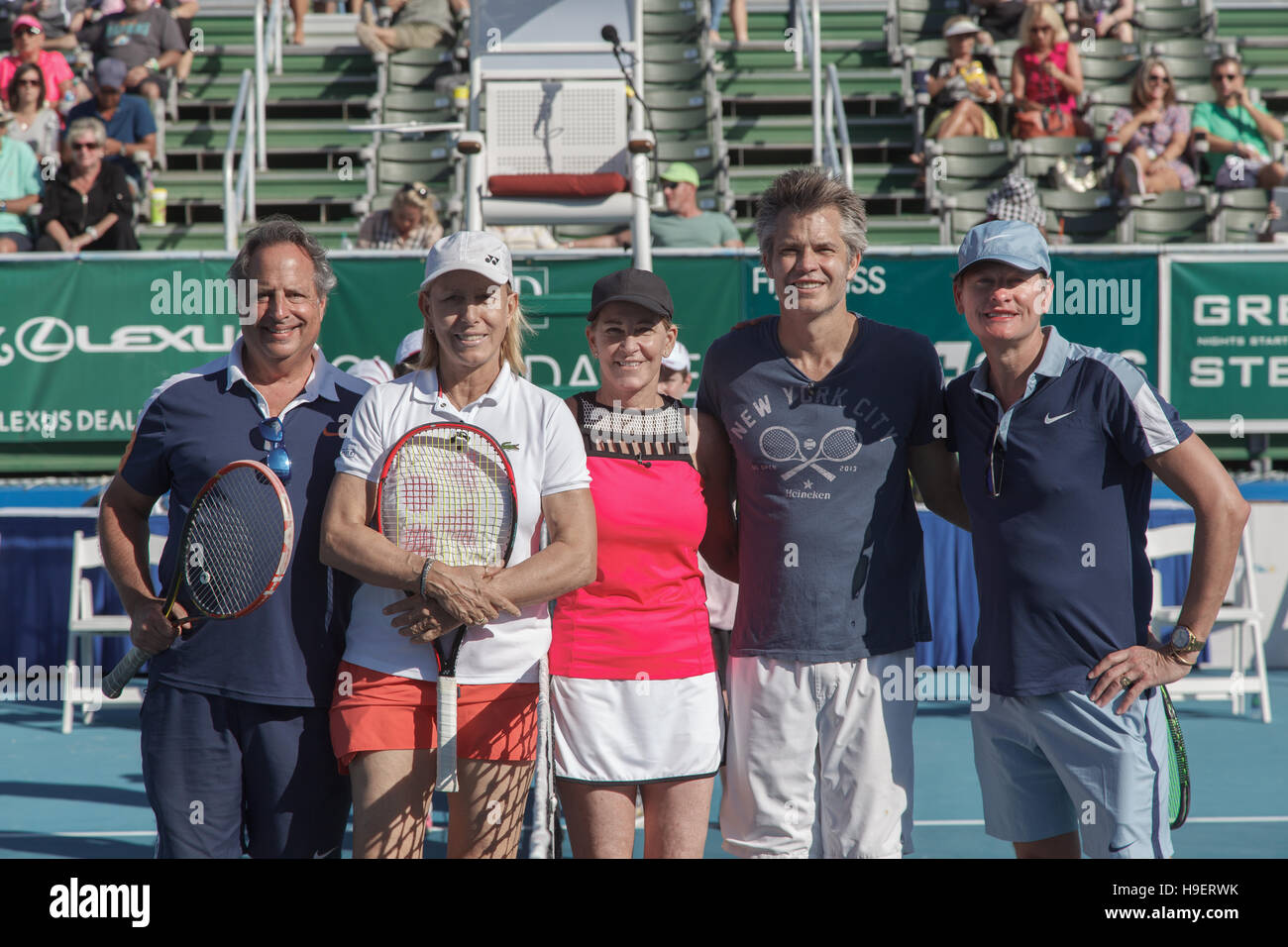 Jon Lovitz, Martina Navratilova, Chris Evert, Timothy Olyphant, Carson ...
