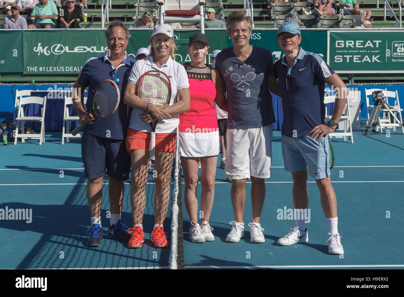 Jon Lovitz, Martina Navratilova, Chris Evert, Timothy Olyphant, Carson ...