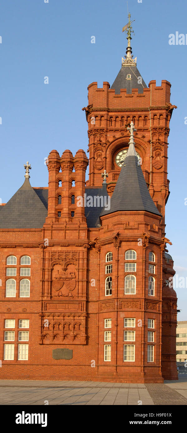 Pierhead Building, Cardiff Bay, Cardiff, Wales, UK Stock Photo - Alamy