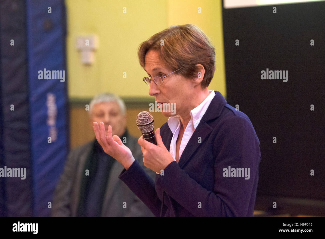 Public meeting of Cromarty Rising Stock Photo - Alamy