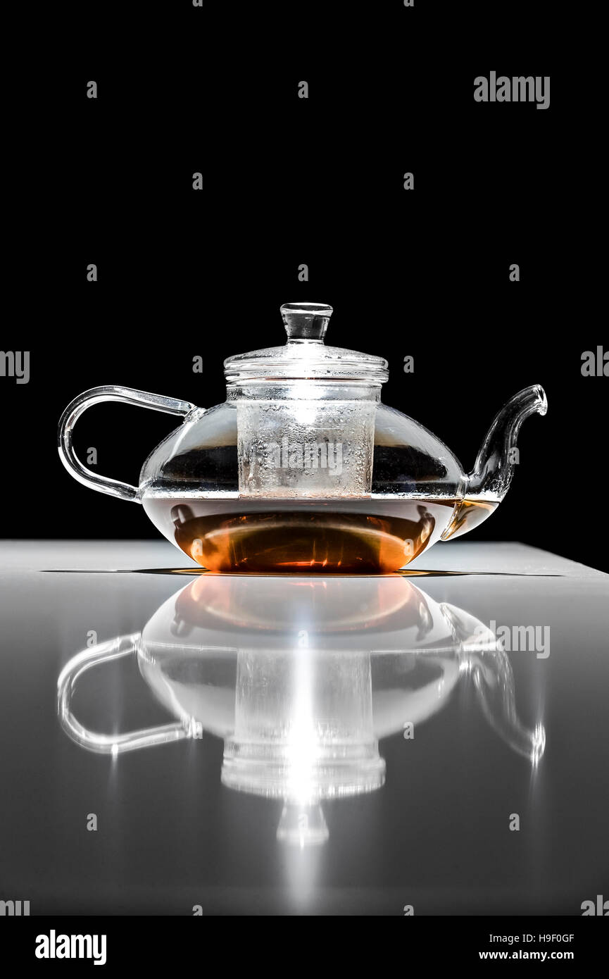Condensation on teapot Stock Photo - Alamy