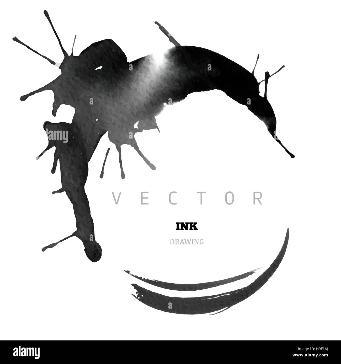 Ink dot Stock Vector Images - Alamy