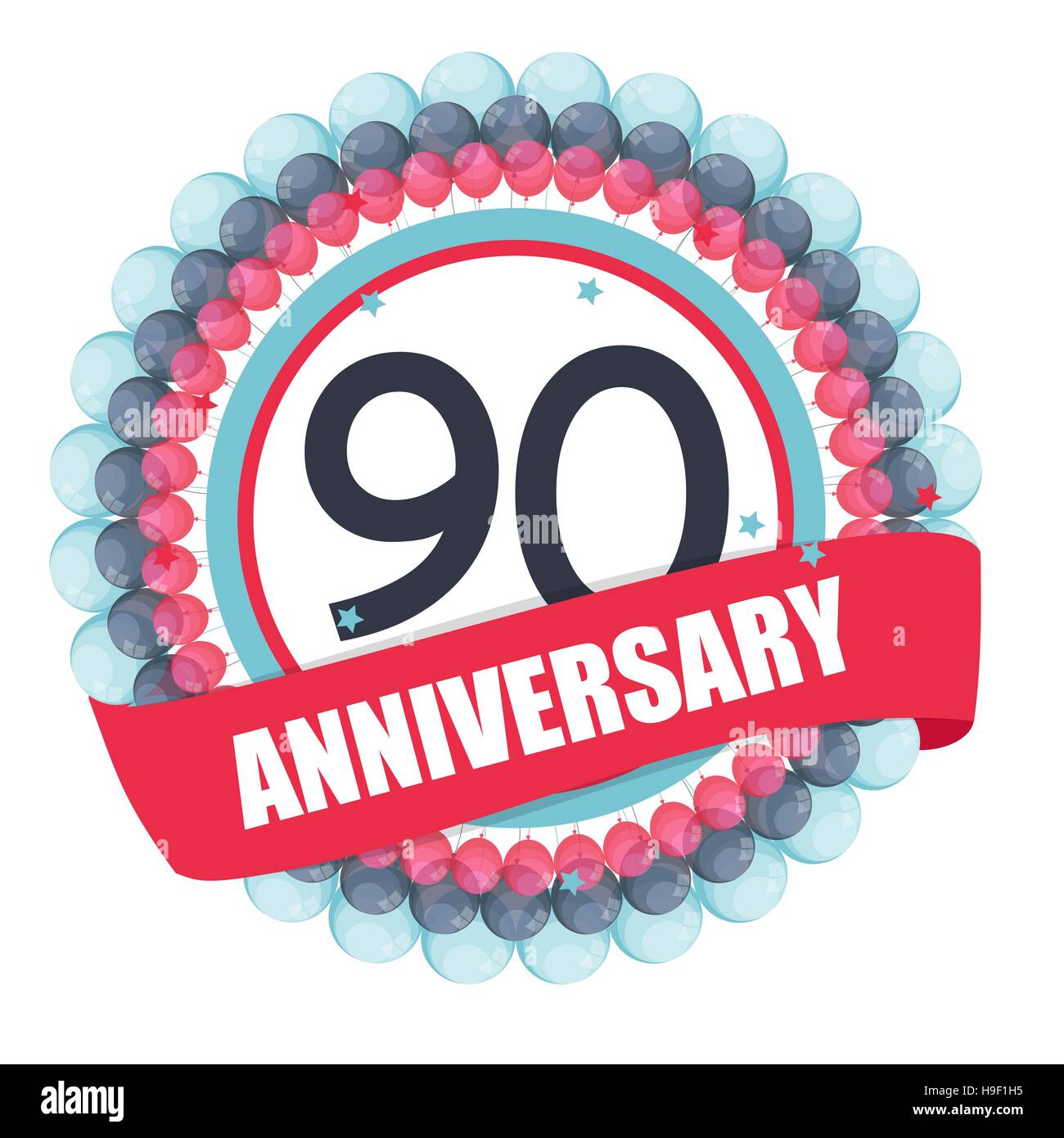 90 age Stock Vector Images - Alamy