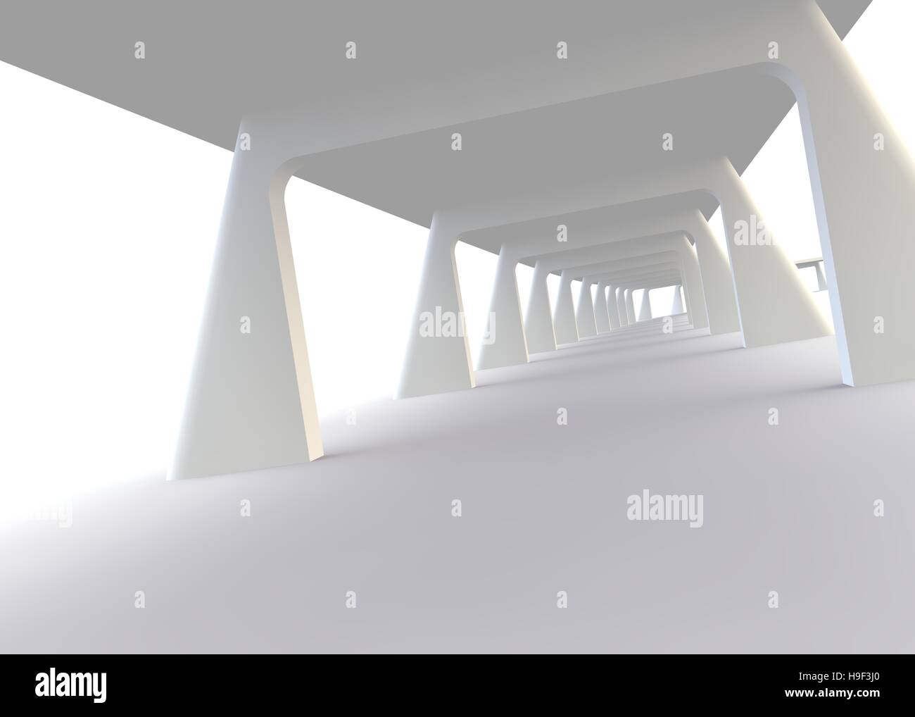 Abstract design of a bridge in modern style Stock Photo - Alamy