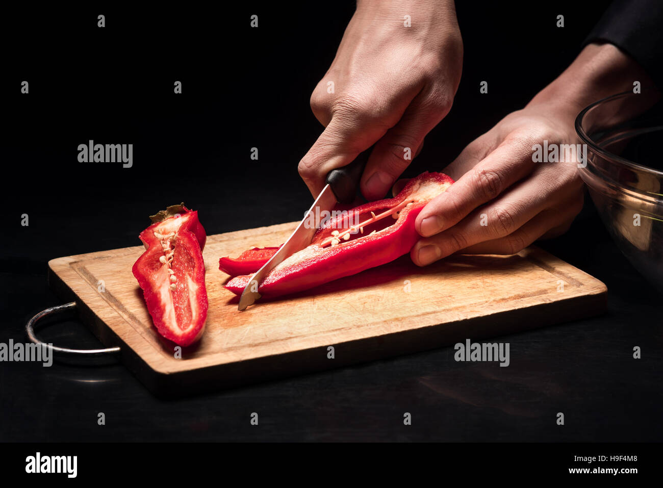 Black mans hands up hi-res stock photography and images - Alamy