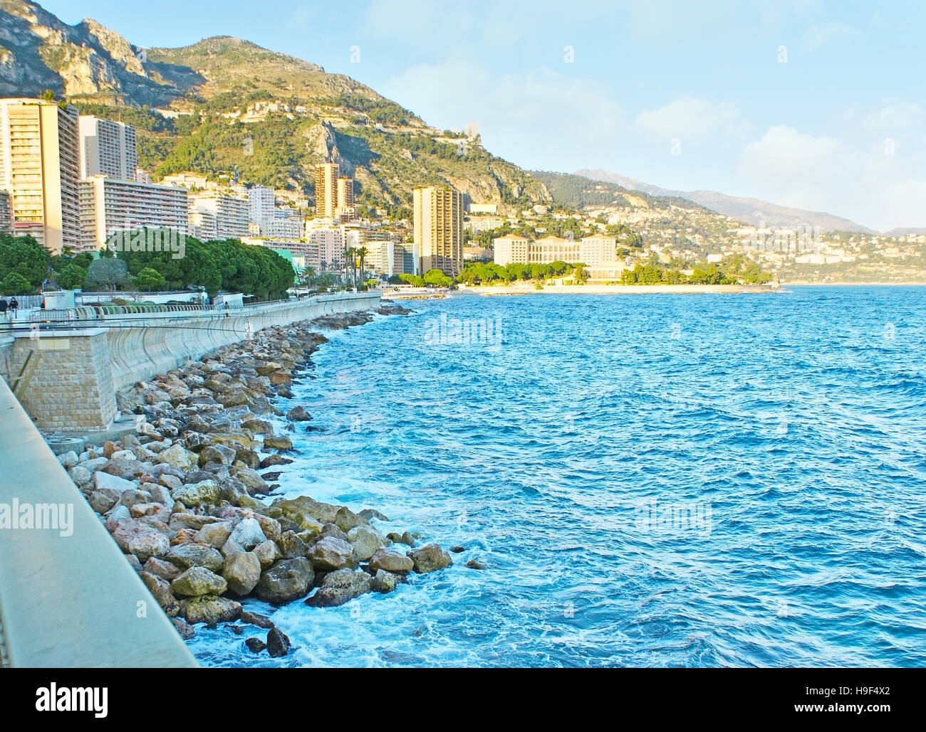 The Boulevard of Loui II is the seaside promenade of Monaco ...