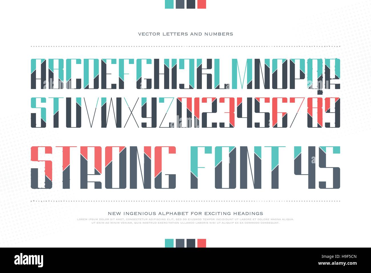 Uppercase Alphabet Letters And Numbers Vector Font Type Design Cut