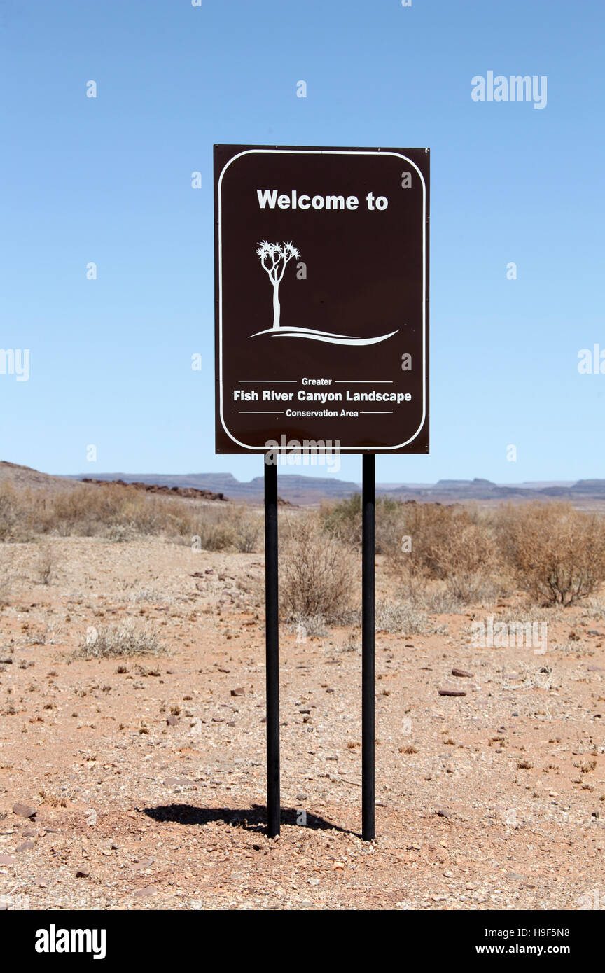 Welcome namibia sign hi-res stock photography and images - Alamy